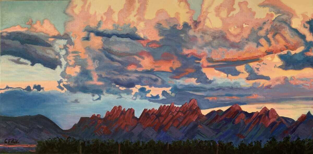 Organ Mountain Sunset